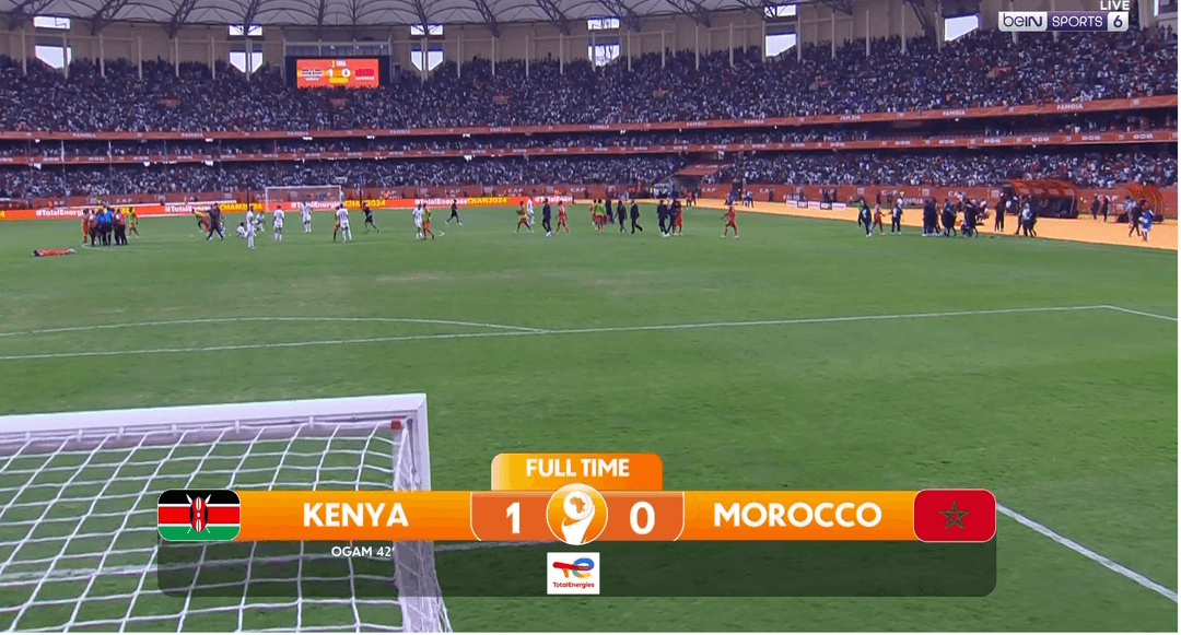 Kenya upset Morocco 1-0 to edge towards CHAN quarters | beIN SPORTS