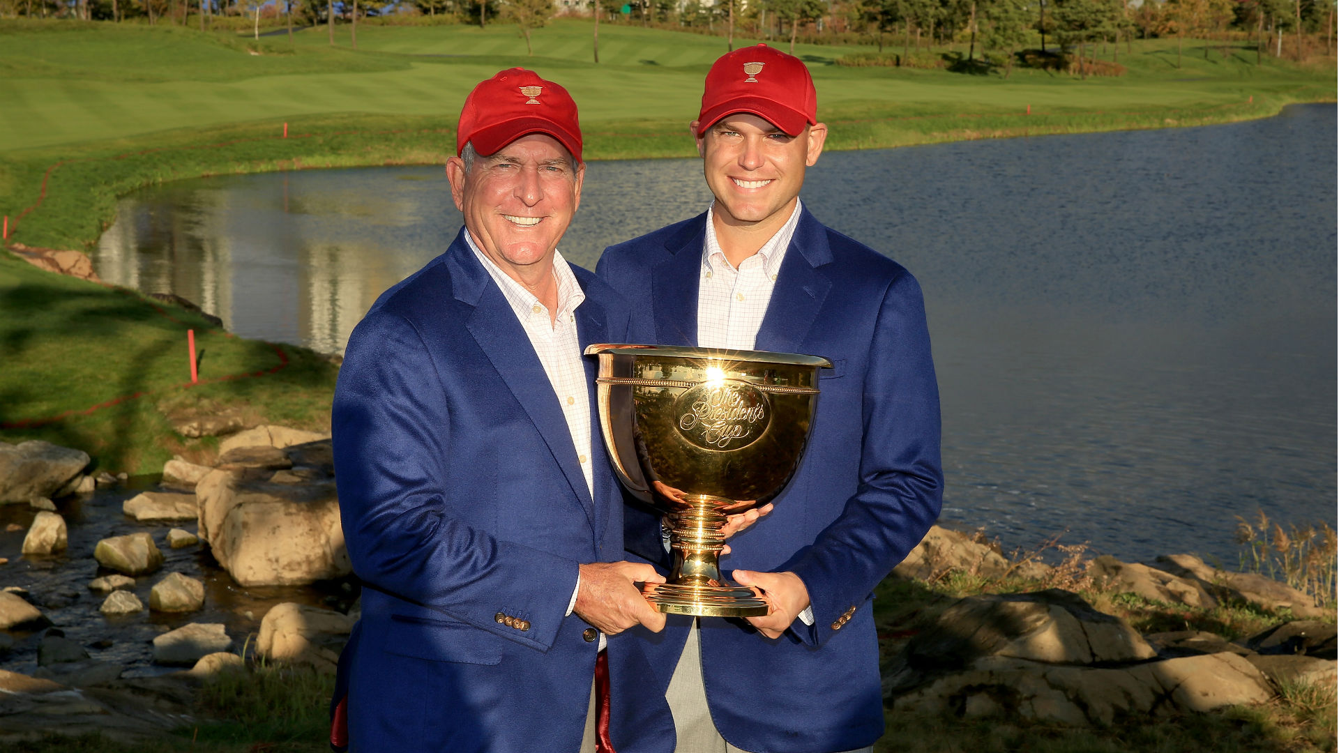 Jay Haas reveals emotion of watching son clinch Presidents Cup | beIN ...