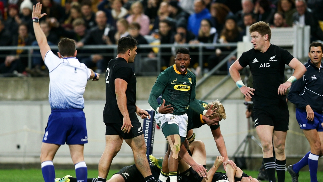 Springboks beat All Blacks in Wellington thril | beIN SPORTS