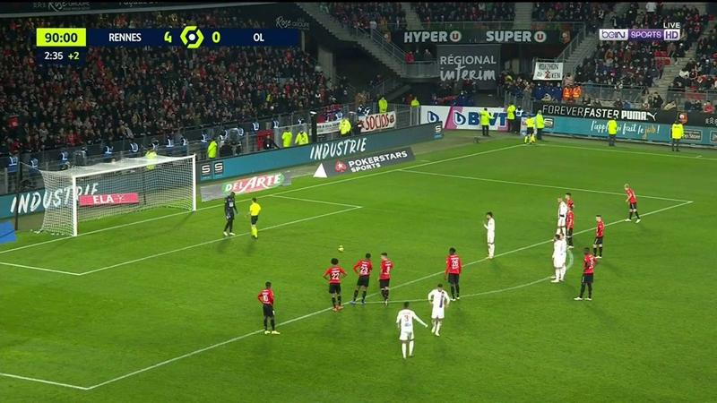 Consolation goal for Lyon, Paquetá from the sp | beIN SPORTS