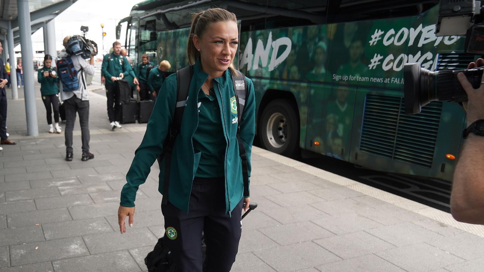 Republic of Ireland captain Katie McCabe ‘feeling good’ after ankle ...