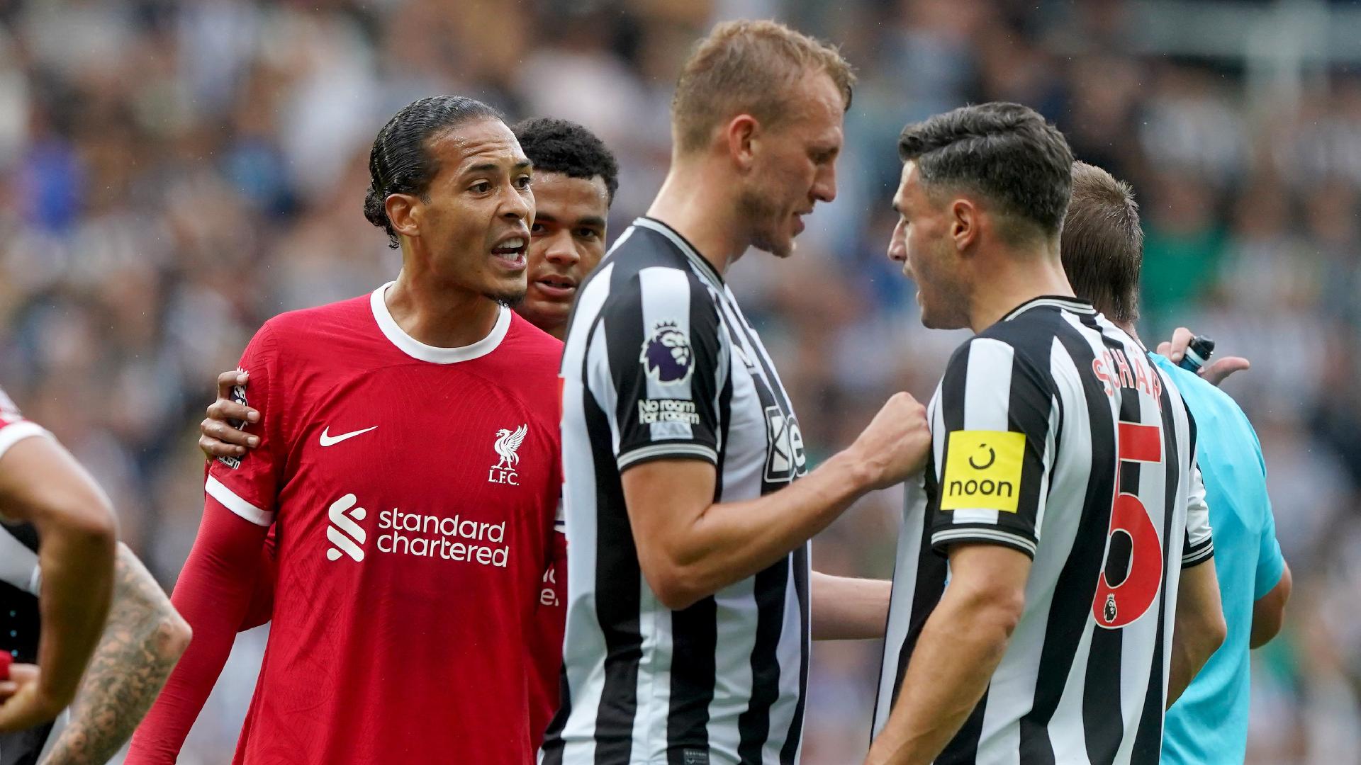 Virgil van Dijk: Punishment for Newcastle red card ‘a hard and ...