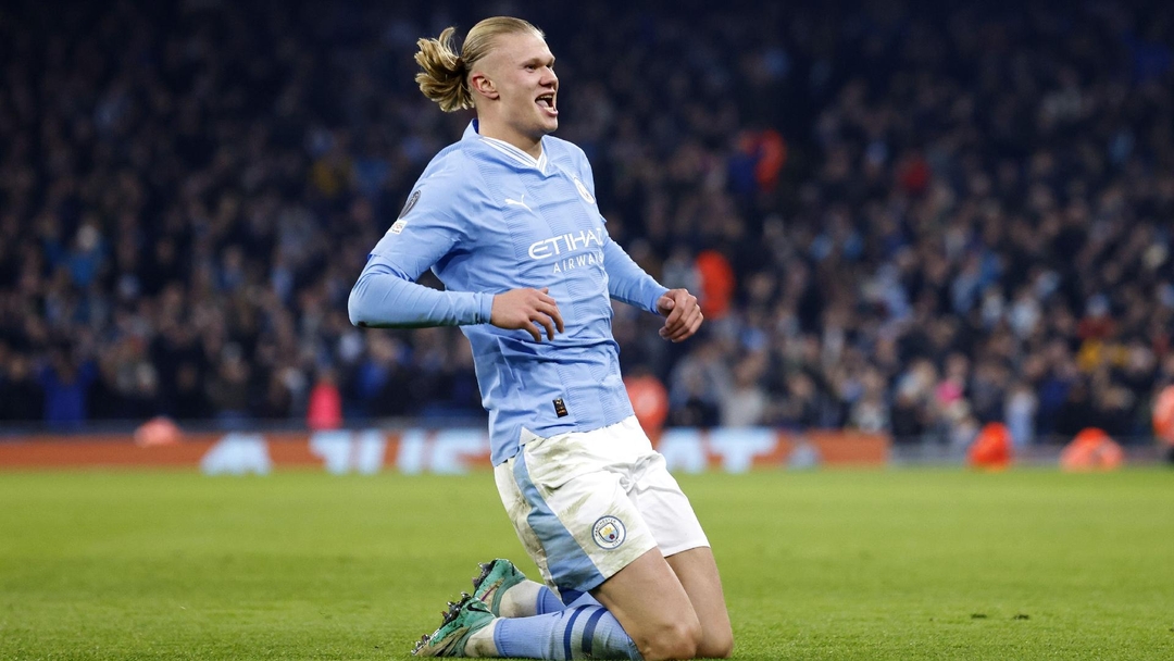 Erling Haaland back with a bang as Manchester City progress in ...
