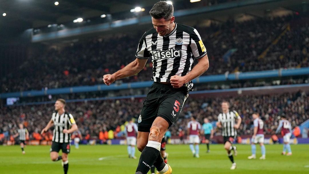 Fabian Schar scores rare double as Newcastle win at Aston Villa | beIN ...
