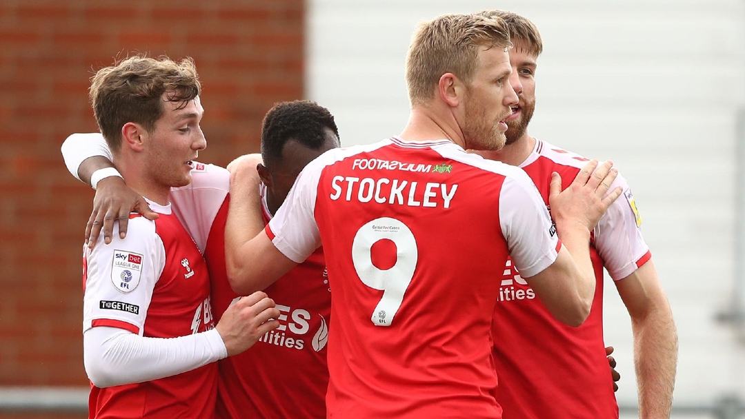 Ronan Coughlan and Jayden Stockley fire fighting Fleetwood to another ...