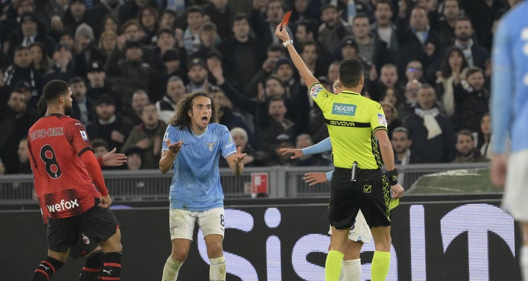 Serie A : Mattéo Guendouzi fortement sanctionné après son carton rouge ...