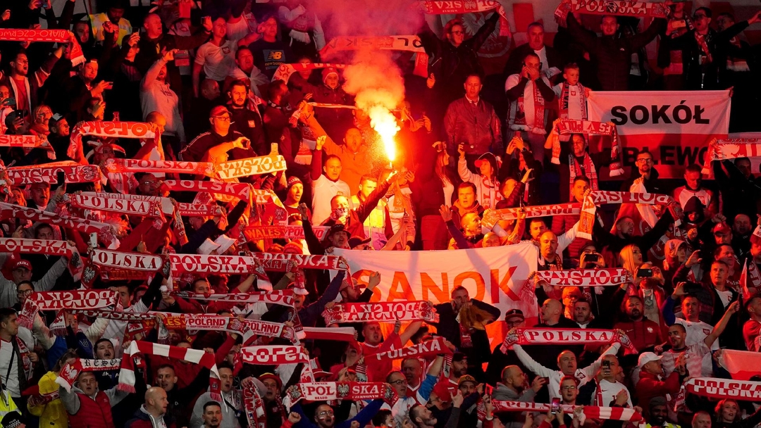 Wales and Poland fans told not to take pyrotechnic devices to play-off ...