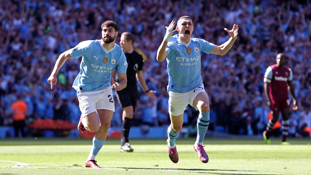Manchester City 3-1 West Ham: Foden scores twice as champions retain ...