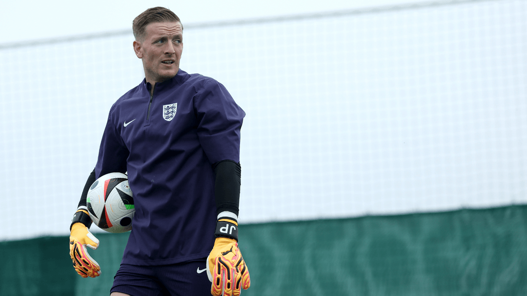 Pickford becomes England's record appearance maker at major tournaments ...