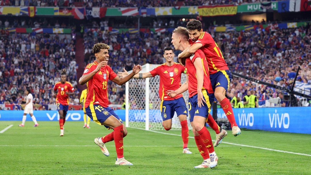 Spain 2-1 France: Olmo powers La Roja into final after record-breaking ...