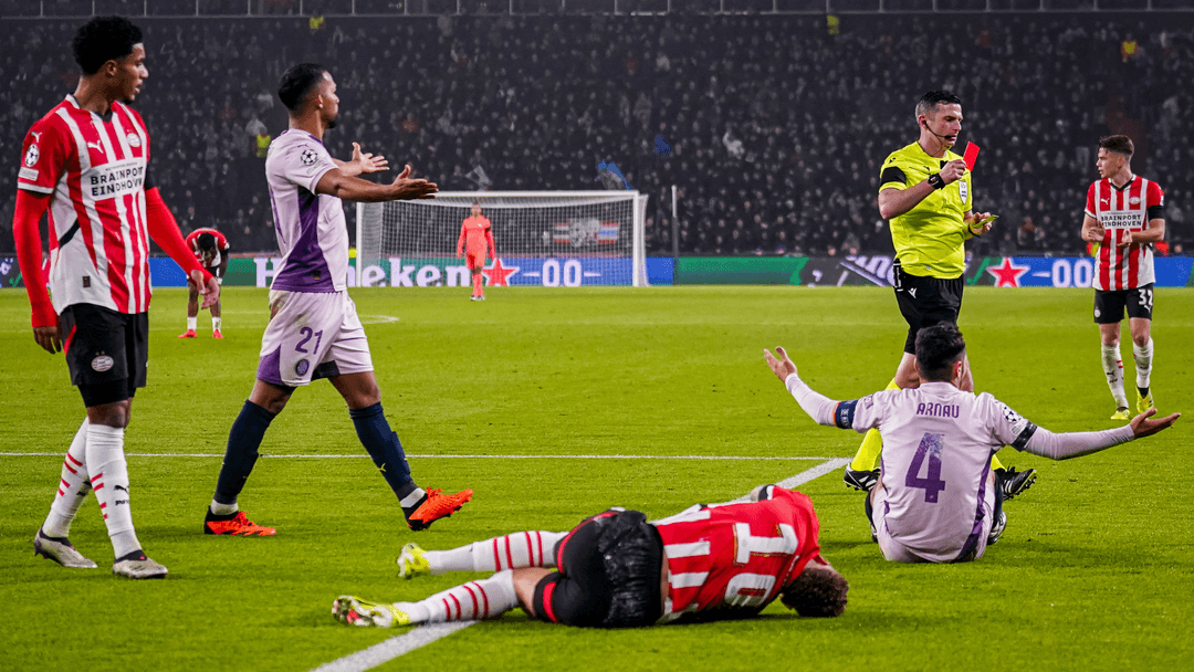 Martinez red 'decisive' in PSV defeat, say Girona's Michel and Blind ...