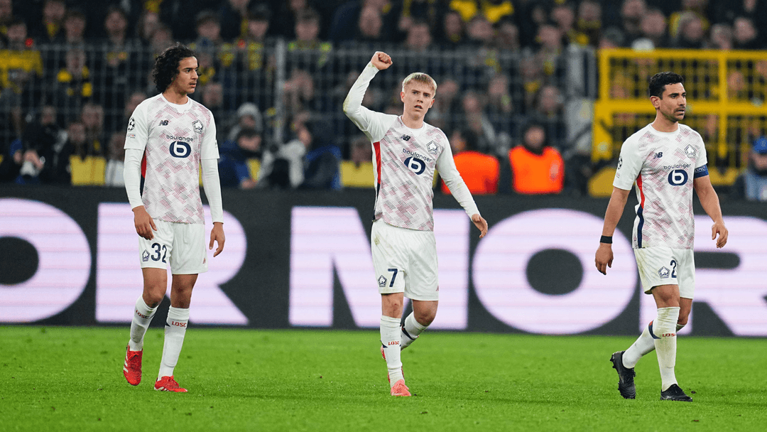 Borussia Dortmund 1-1 Lille: Haraldsson snatches first-leg draw for ...