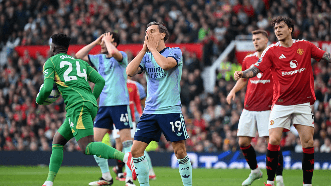 'It's over' - Merson concedes title after Arsenal draw at Man Utd ...