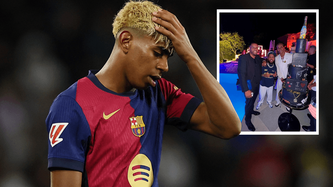 Lamine Yamal under fire for controversial show at his birthday party ...