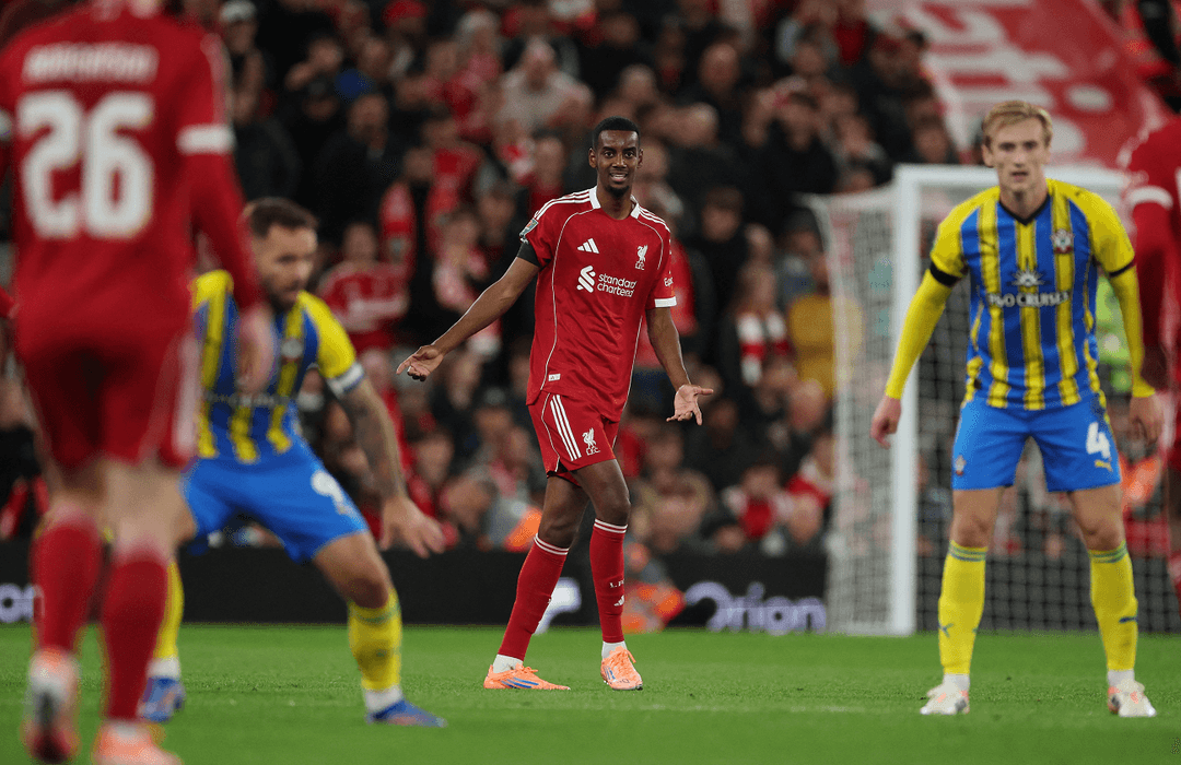 Isak scores first Liverpool goal in League Cup win, Chelsea survive ...