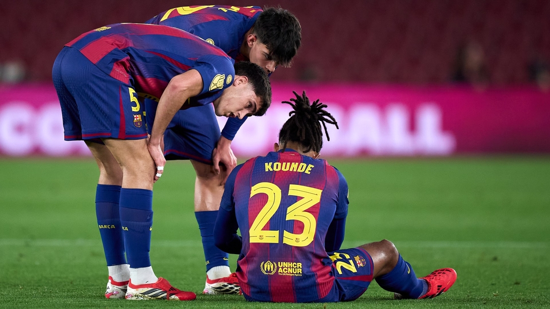 Barcelona full-back duo Kounde and Balde suffer thigh injuries | beIN ...