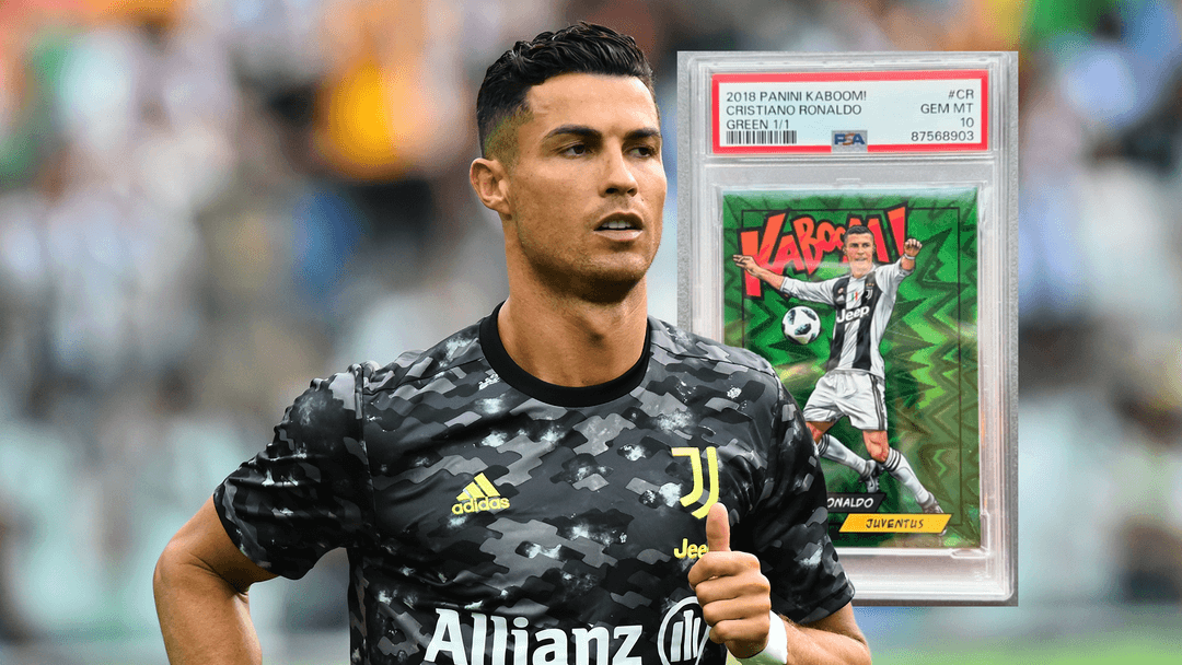 Cristiano Ronaldo and the record Panini Kaboom card sold for $1.35 ...