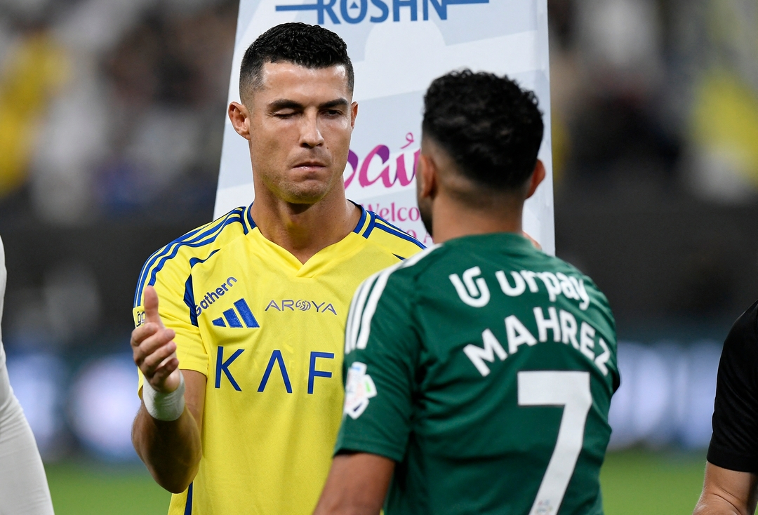 Football : Cristiano Ronaldo et Lionel Messi ont scotché Riyad Mahrez ...