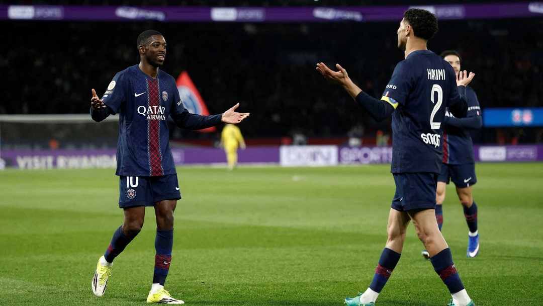 PSG vs Toulouse highlights: Dembélé brace in 3-1 win before Liverpool ...