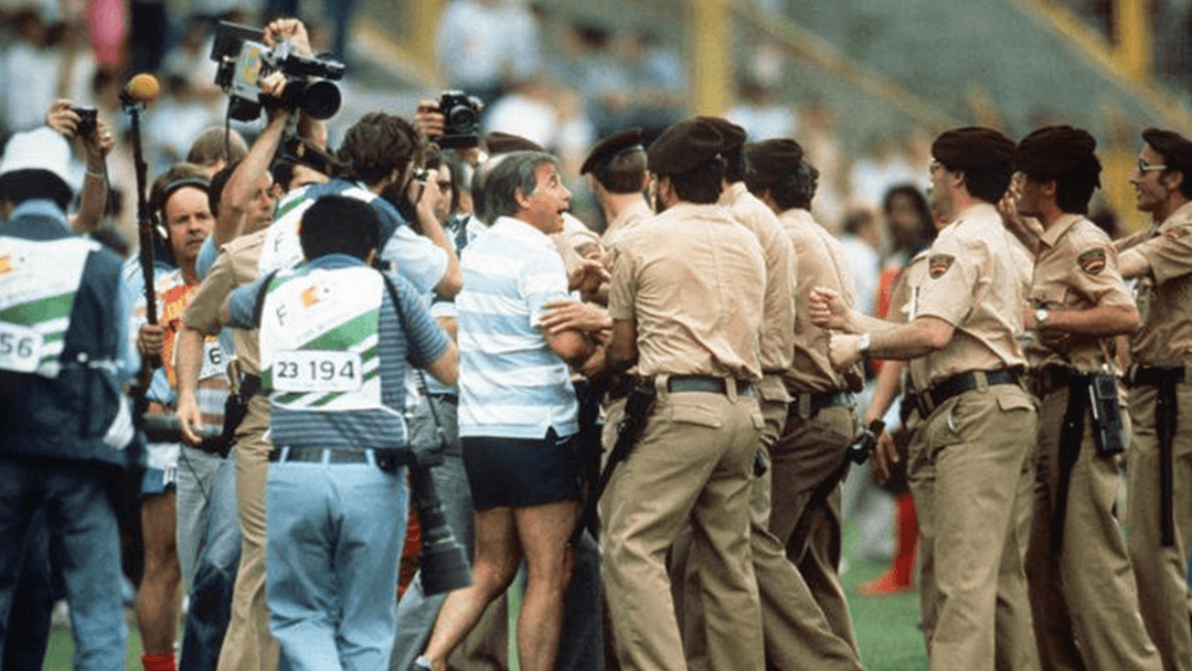 The Sheikh Who Walked to the Pitch and Disallowed a Goal during the ...