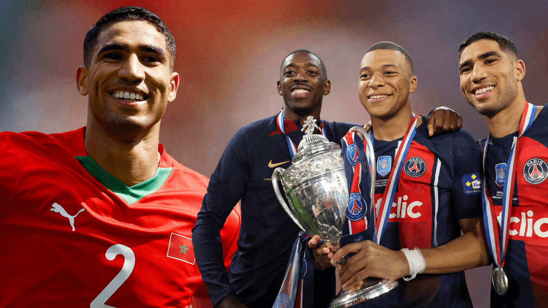 Mbappé Shows up at the AFCON 2025 to Support Hakimi and Morocco | beIN ...