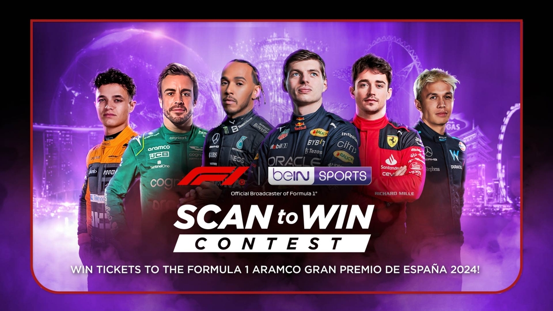 beIN Sports x F1 ® Scan To Win Contest Winners! | beIN SPORTS