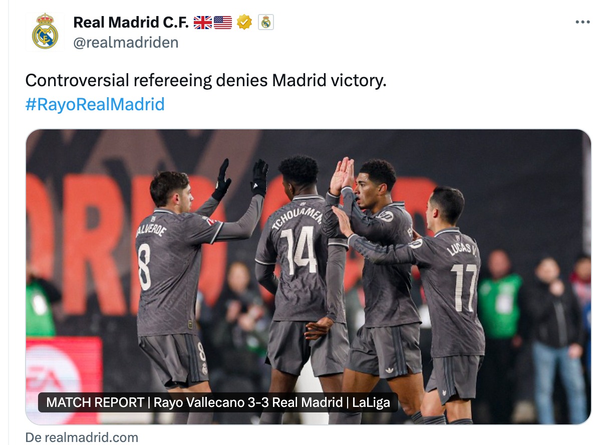 "Controversial Officiating" – Real Madrid's Public Complaint | beIN SPORTS